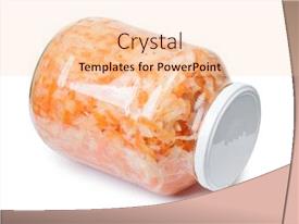Sour Cabbage Fermented Sauerkraut PPT template 21 | CrystalGraphics