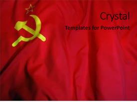 Soviet Union Flag PPT template 13 | CrystalGraphics