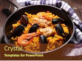 Spanish Paella PPT template 83 | CrystalGraphics