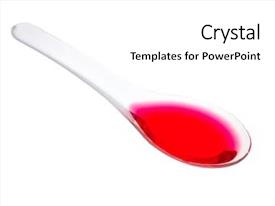 Spoon Of Cough Medicine PPT template 78 | CrystalGraphics
