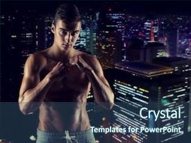 Sport Competition Strength And People PPT template 77 | CrystalGraphics