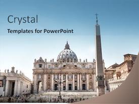 Catholic St Peter S Basilica Vatican PPT template 52 | CrystalGraphics