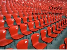 Stadium Seats PPT template 47 | CrystalGraphics