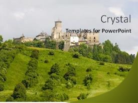 Stara Lubovna Castle Slovakia PPT template 3 | CrystalGraphics