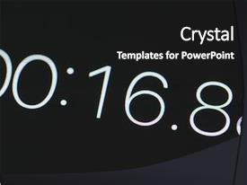 Starting Digital Timer PPT template 83 | CrystalGraphics