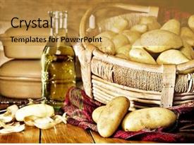 Potato Production Still Life Of PPT template 29 | CrystalGraphics