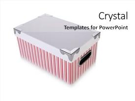 Storage Box Isolated PPT template 98 | CrystalGraphics