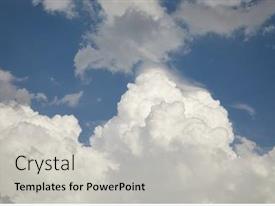 Stormy Clouds In The Blue PPT template 34 | CrystalGraphics