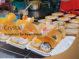 Street Night Market In Thailand PPT template 87 | CrystalGraphics