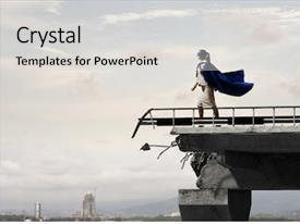 Strong And Powerful As Super PPT template 42 | CrystalGraphics