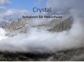 Summer Cloudy Landscape PPT template 93 | CrystalGraphics