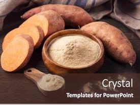 Sweet Potato Flour PPT template 95 | CrystalGraphics
