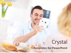 Take Home Message Picture Of A Young Couple PPT template 83 ...