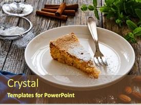 Tarta De Santiago Spanish Almond PPT template 87 | CrystalGraphics