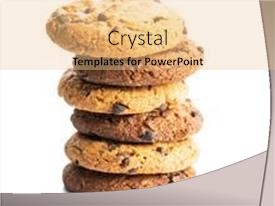 Tasty Biscuits With Chocolate Sweet PPT template 63 | CrystalGraphics