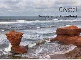 Teacup Rock Named PPT template 87 | CrystalGraphics