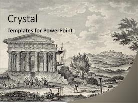 Ancient Greek Temple Of Concordia PPT template 19 | CrystalGraphics