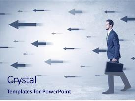The Background And Briefcase PPT template 28 | CrystalGraphics