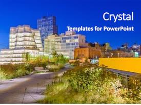 The High Line Linear PPT template 57 | CrystalGraphics