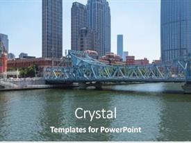 Tianjin Urban Skyline With Jiefang PPT template 43 | CrystalGraphics