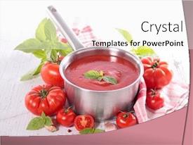 Tomato Sauce PPT template 76 | CrystalGraphics
