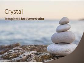 Top Of A Rock PPT template 93 | CrystalGraphics