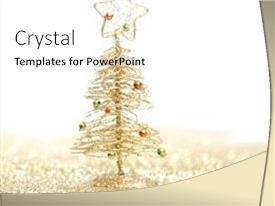 Toy Small Christmas Tree PPT template 86 | CrystalGraphics