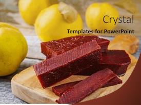 Traditional Spanish Dulce De Membrillo PPT template 33 | CrystalGraphics