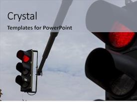 Signal Processing Traffic Light With PPT template 65 | CrystalGraphics