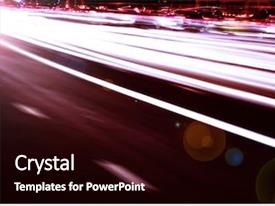 Trafic Light Long Exposure Very Nice Night PPT template 77 ...