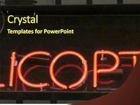 Truck Art Neon Sign Series R C PPT template 78 | CrystalGraphics