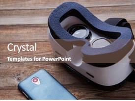 Turn Vision Reality Virtual Vr Glasses Goggles Headset PPT template 56 ...