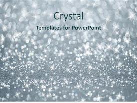 Bling Twinkle Silver Lights PPT template 2 | CrystalGraphics