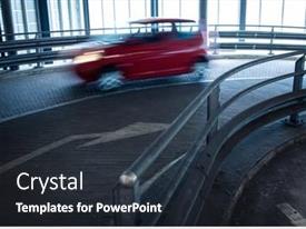 Underground Parking Cars Parked PPT template 96 | CrystalGraphics