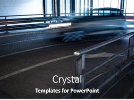 Underground Parking Cars Parked PPT template 27 | CrystalGraphics