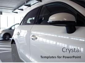 Underground Parking Cars Parked PPT template 90 | CrystalGraphics