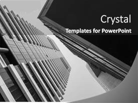 Urban Canyon Perspective View PPT template 65 | CrystalGraphics
