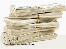 Money Bond Many Bundle Of Us 100 PPT template 81 | CrystalGraphics