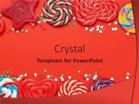 Various Candy Sweets And Lollipops PPT template 63 | CrystalGraphics