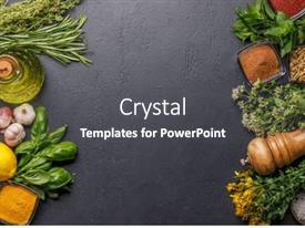 Various Herbs And Spices PPT template 19 | CrystalGraphics