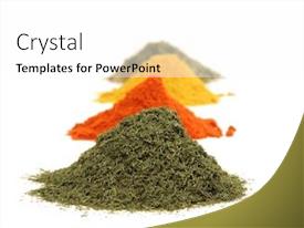 Various Kinds Of Spices PPT template 85 | CrystalGraphics