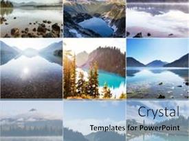 Various Natural Landscapes In Usa PPT template 73 | CrystalGraphics
