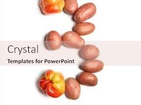 Vegetable Numbers Vegetable Alphabet PPT template 4 | CrystalGraphics