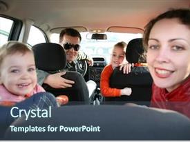 Vehicle Safety Family In Car PPT template 62 | CrystalGraphics