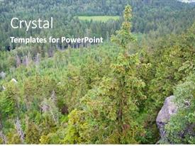 View On Szczeliniec Wielki Mountain PPT template 82 | CrystalGraphics