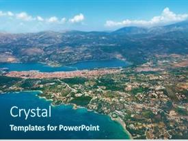 View On The Plane PPT template 39 | CrystalGraphics