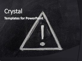 Warning Sign Exclamation Mark Inside PPT template 6 | CrystalGraphics