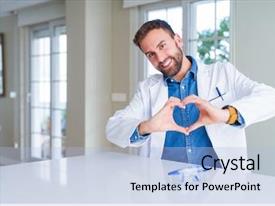 Wearing White Robe And Safety PPT template 36 | CrystalGraphics