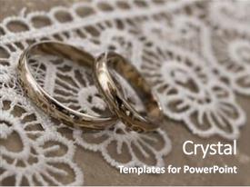 Wedding Rings PPT template 15 | CrystalGraphics
