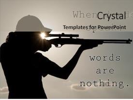 When Deeds Speak Words Are PPT template 43 | CrystalGraphics